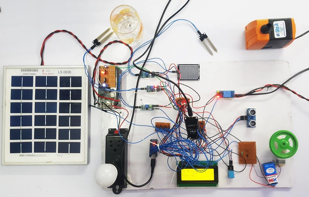 IOT Based Solar Powered Inverter and Irrigation System - M.Tech B.Tech ...