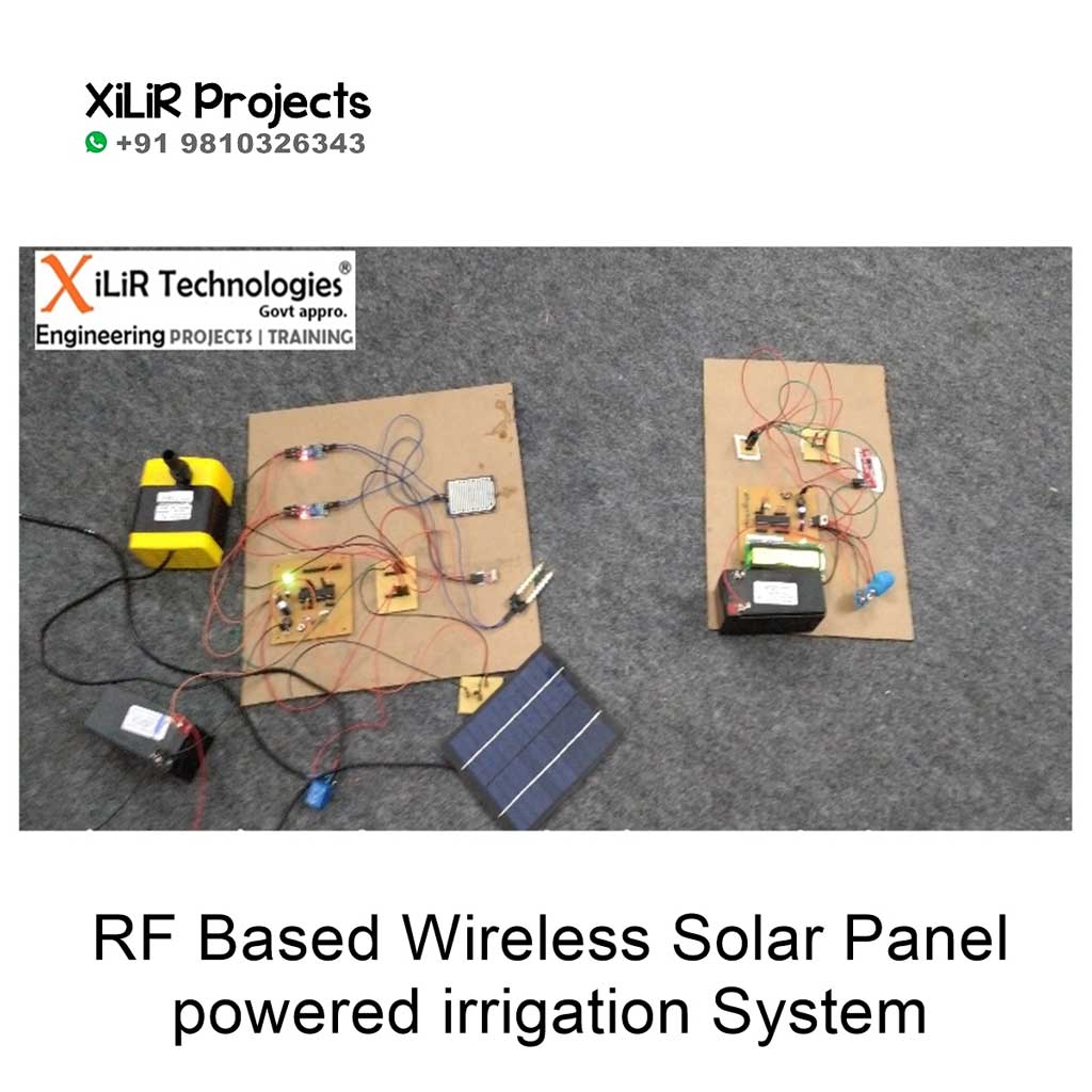 RF Based Wireless Solar Panel powered irrigation System - M.Tech B.Tech ...