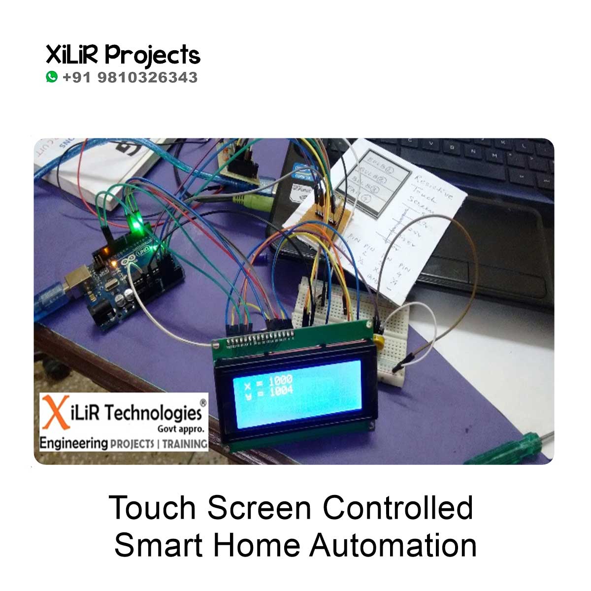 Touch Screen Controlled Smart Home Automation - M.Tech B.Tech Engineering Projects Thesis ...