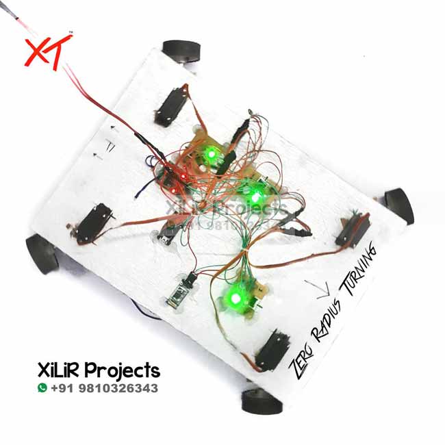 Zero Radius 360 Degree Turning Car - M.Tech B.Tech Engineering Projects ...