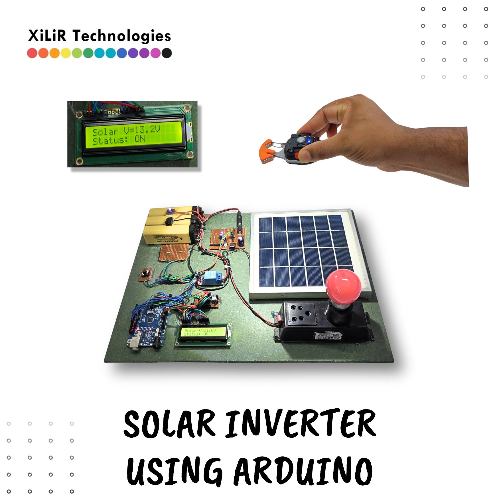 🌞 Solar Inventor with Voltage Measurement using Arduino