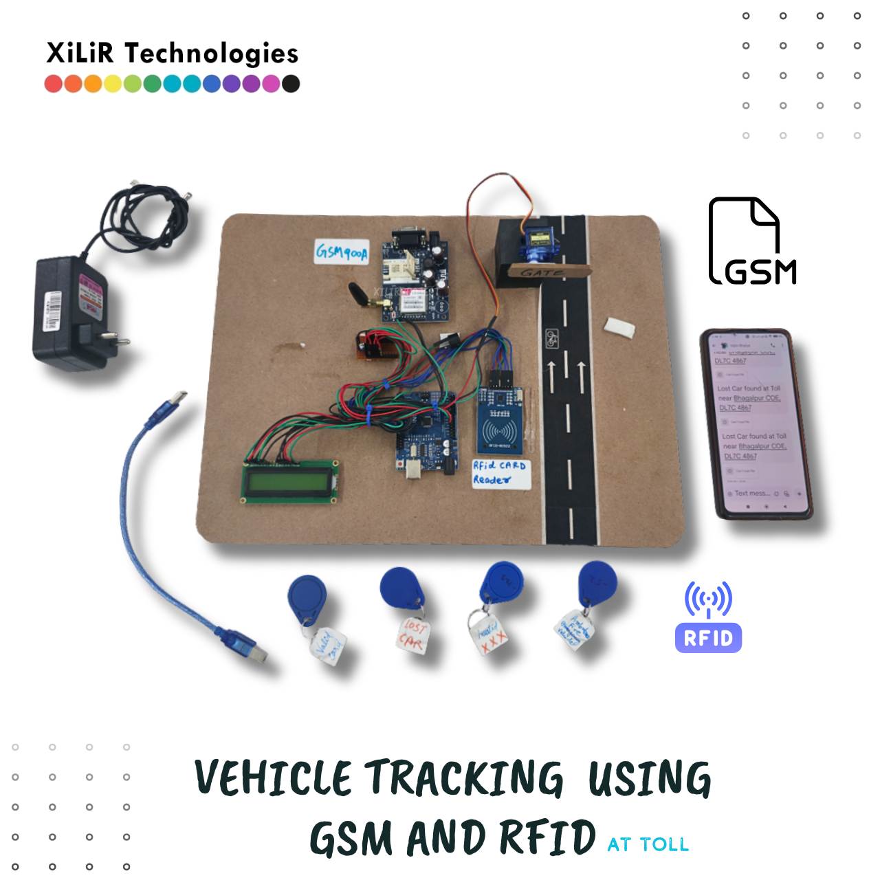 Vehicle Tracking System using RFID and GSM at Toll Station