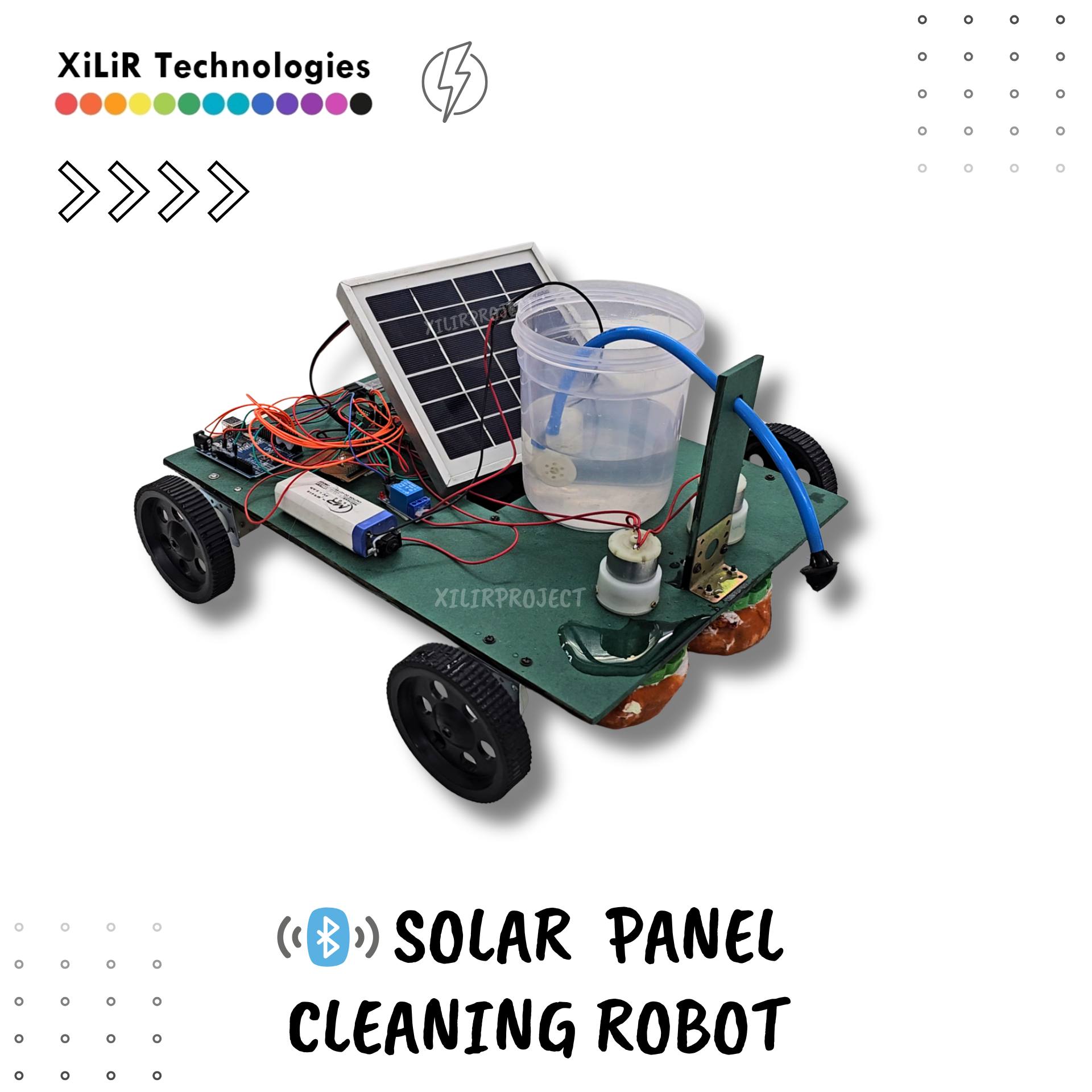 Solar Panel Cleaning Robot using Arduino - M.Tech B.Tech Engineering ...