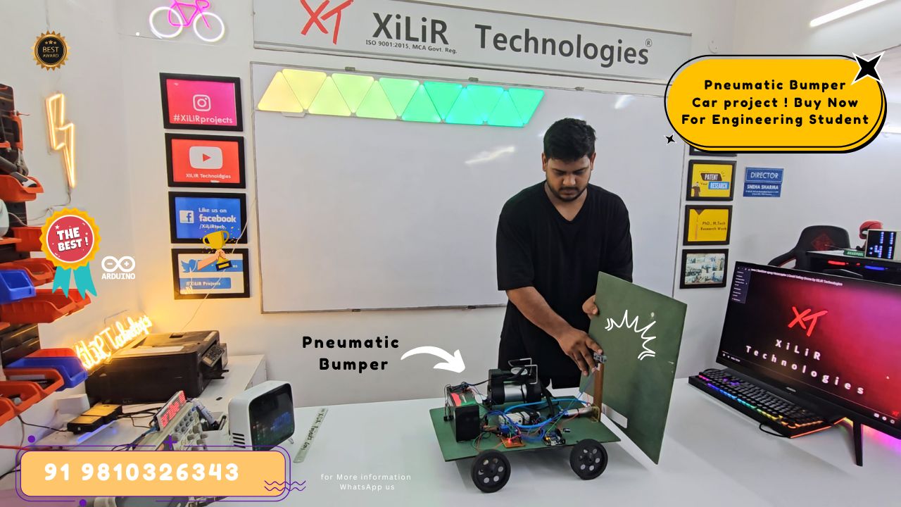 Air Powered Pneumatic Bumper Car with Intelligent Braking