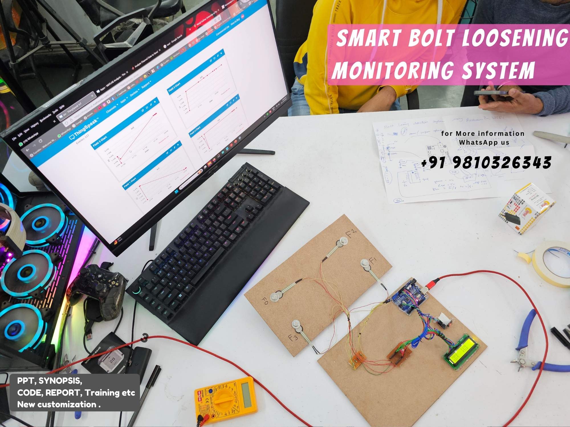 Industrial IoT Based Smart Bolt Loosening Monitoring System