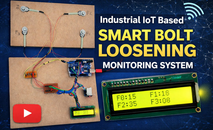 Industrial IoT Based Smart Bolt Loosening Monitoring System