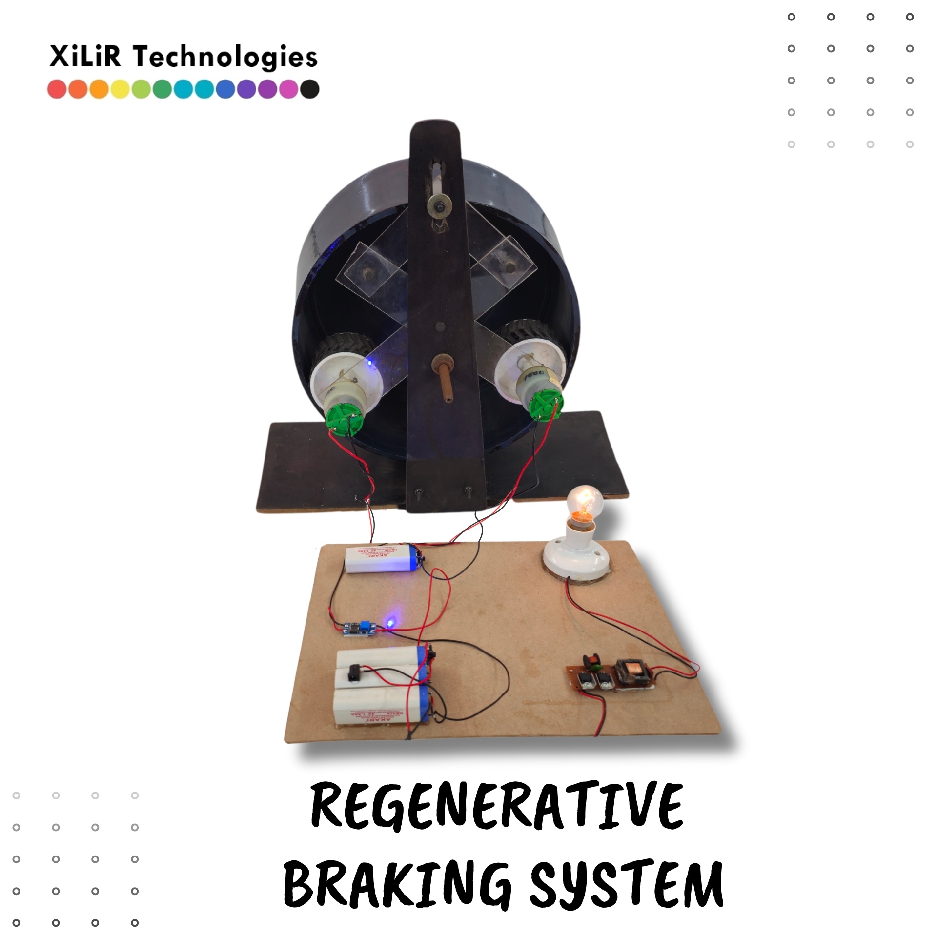 Regenerative Braking System Project / Free Energy🪫to🔋project