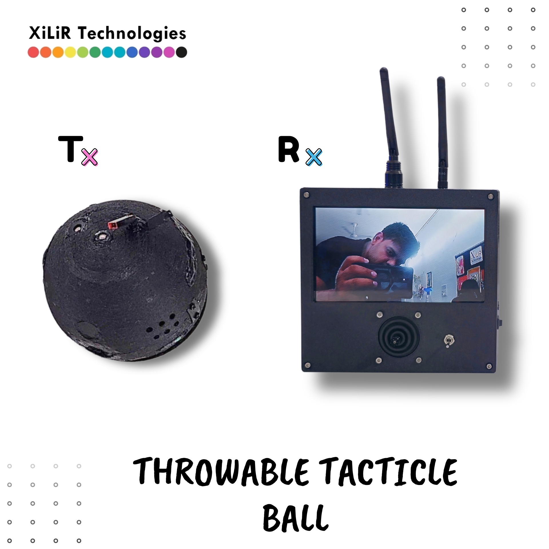 360° Throwable Tactical Camera Ball with Night Vision for Army